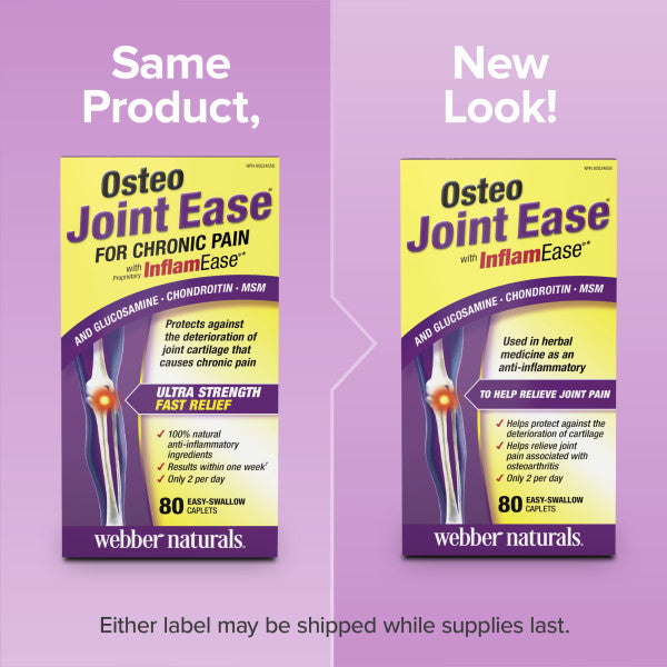 Osteo Joint Ease® Glucosamine Chon MSM | Webber Naturals