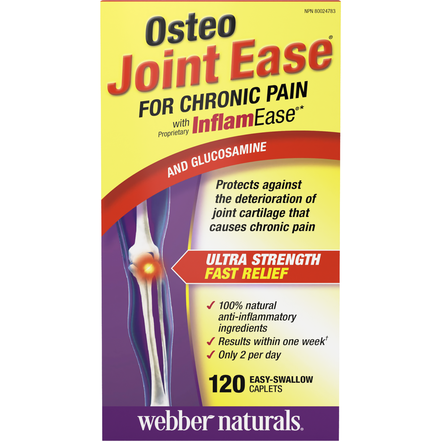 Osteo Joint Ease® InflamEase & Glucosamine | Webber Naturals
