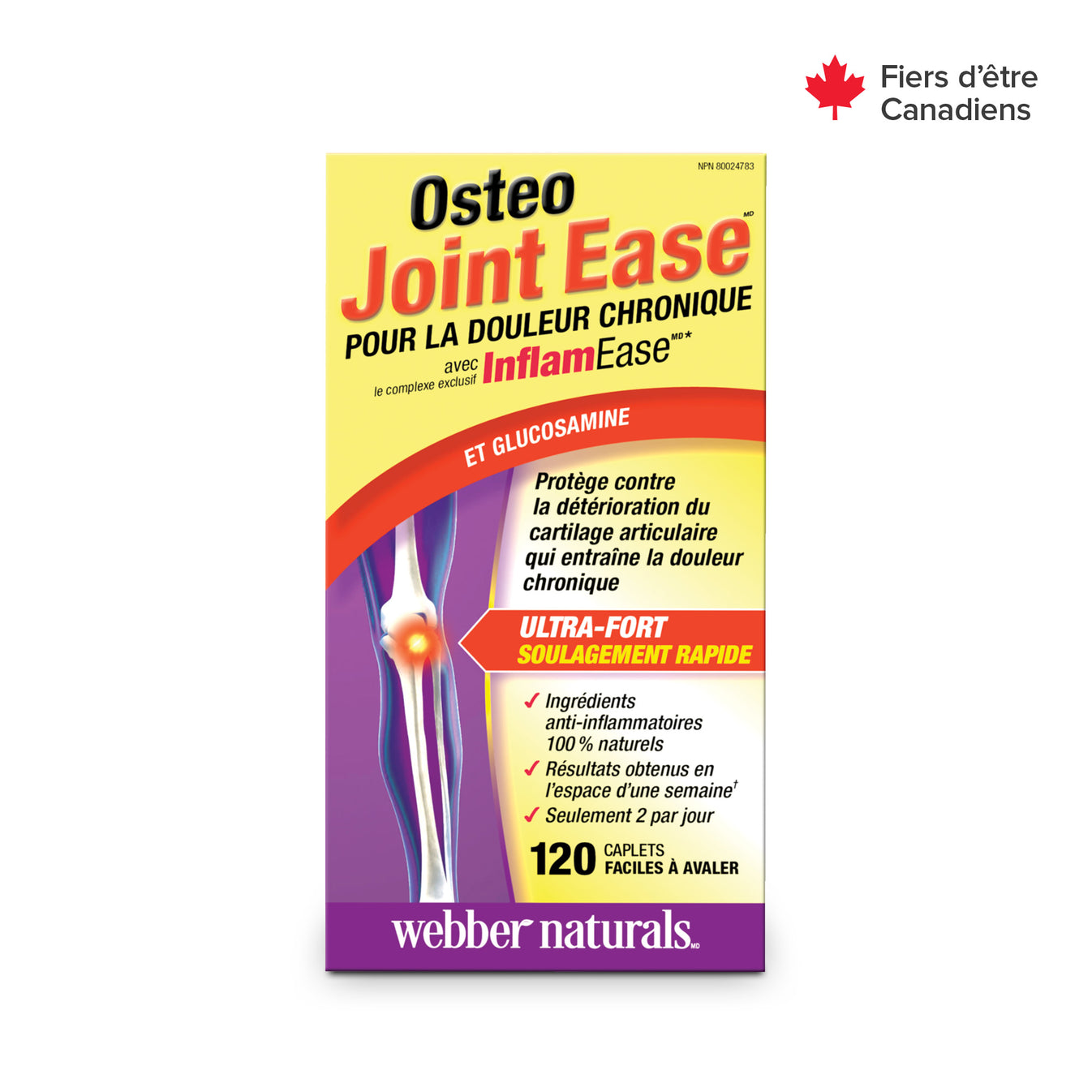 Osteo Joint Ease® InflamEase & Glucosamine | Webber Naturals
