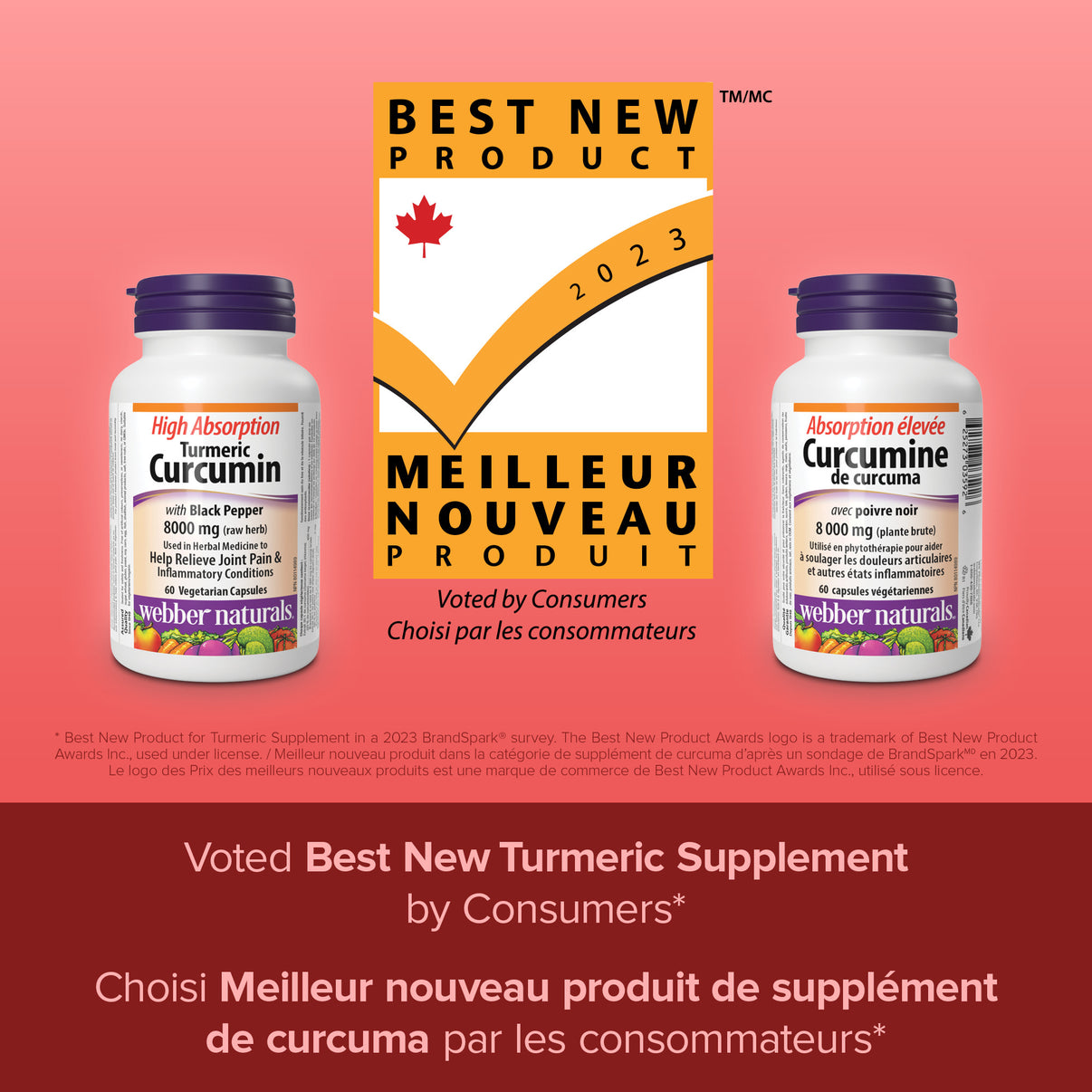 Turmeric Curcumin & Black Pepper 8000 mg | Webber Naturals